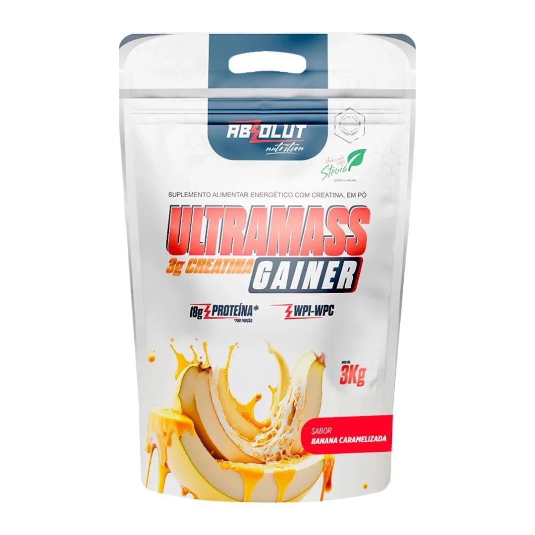 ULTRAMASS SABOR BANANA CARAMELIZADA 3Kg ABSOLUT
