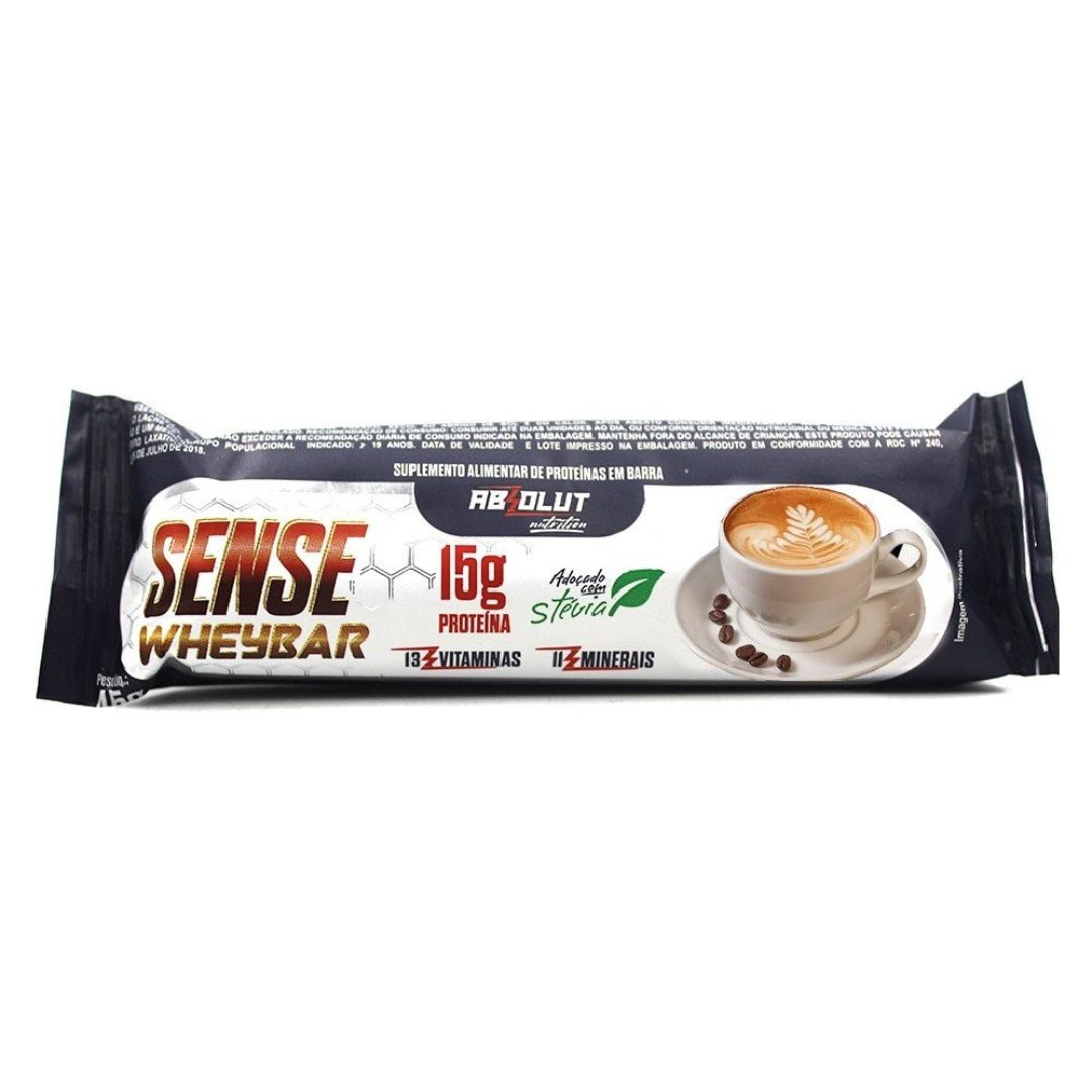 WHEY BAR SENSE SABOR CAPUCCINO 45g ABSOLUT